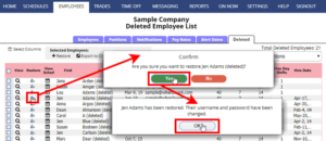 Employees – Restore / Reactivate Deleted Employee – WhenToWork Manager Help