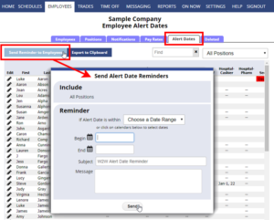 Send Alert Date Reminders – WhenToWork Manager Help
