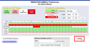 Set / Edit Employee Work Time Preferences – Availability – WhenToWork ...