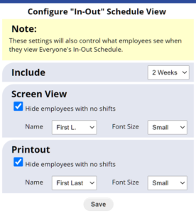 In-Out Time Chart View – WhenToWork Manager Help