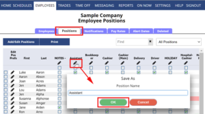 Edit Position – WhenToWork Manager Help