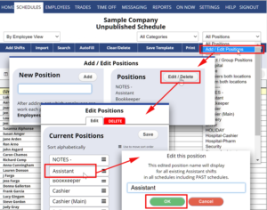 Edit Position – WhenToWork Manager Help