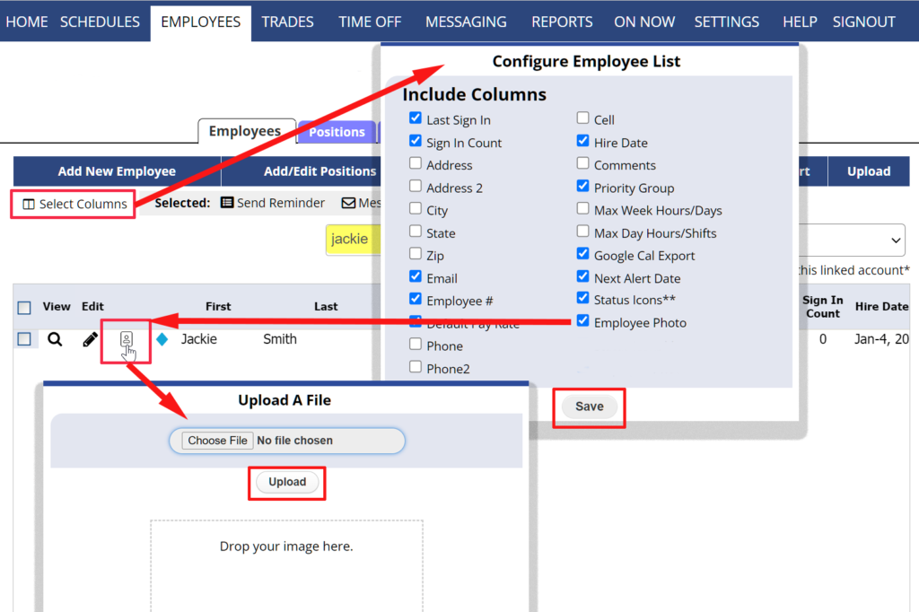 Upload Employee Photos – Pro Plan – WhenToWork Manager Help